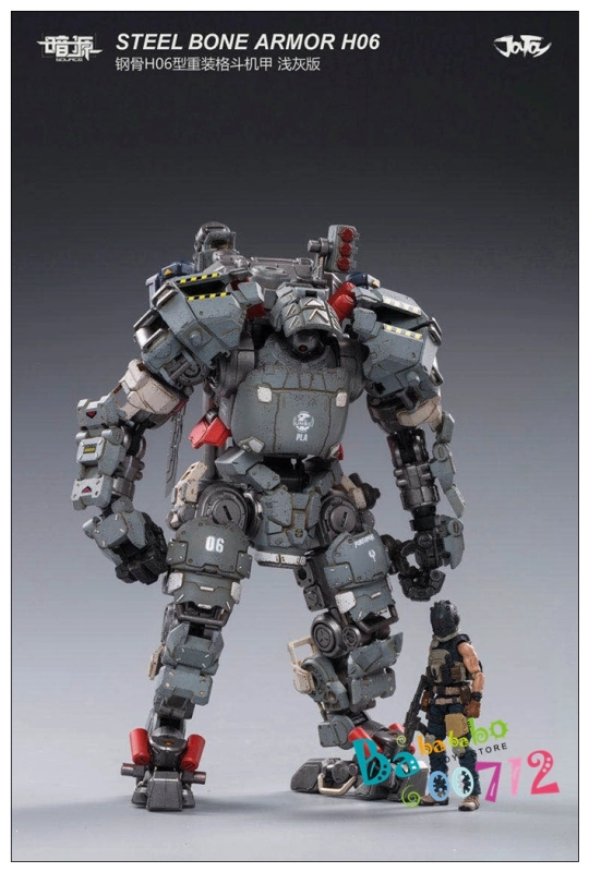 Pre-order JoyToy Source 1/25 H06 Steel Bone Armour Grey Color /w Pilot