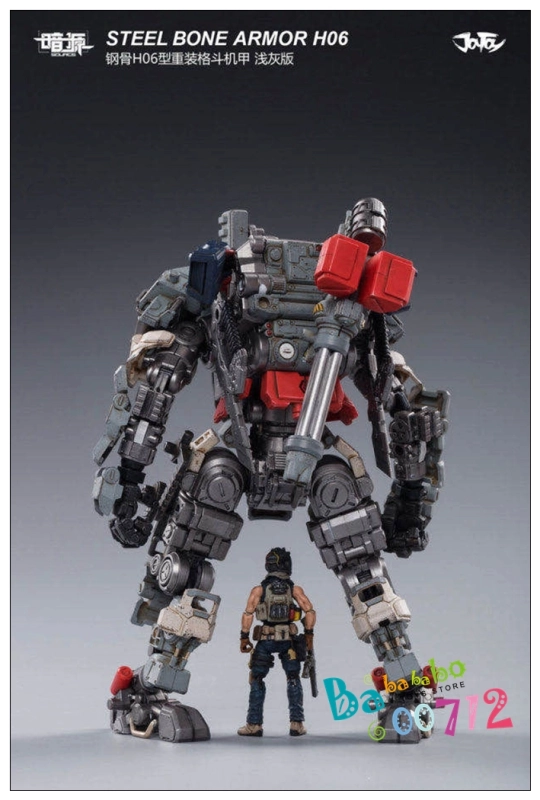 Pre-order JoyToy Source 1/25 H06 Steel Bone Armour Grey Color /w Pilot