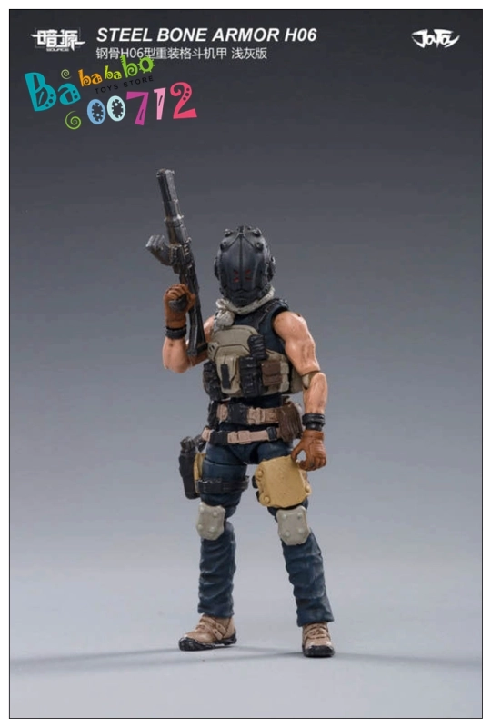 Pre-order JoyToy Source 1/25 H06 Steel Bone Armour Grey Color /w Pilot