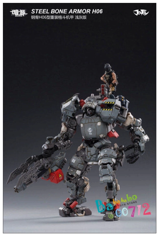 Pre-order JoyToy Source 1/25 H06 Steel Bone Armour Grey Color /w Pilot