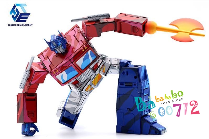 Transformers toy Transform Element TE Optimus Prime OP Cell shaded ...