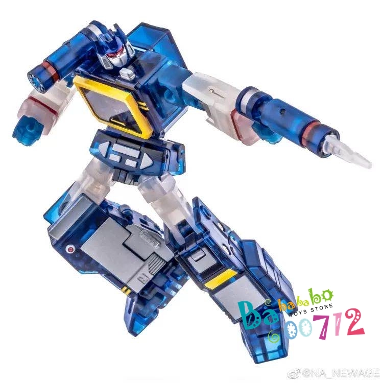 Newage H21T Soundwave Transparent Version w/ 3 Cassettes Action Figure