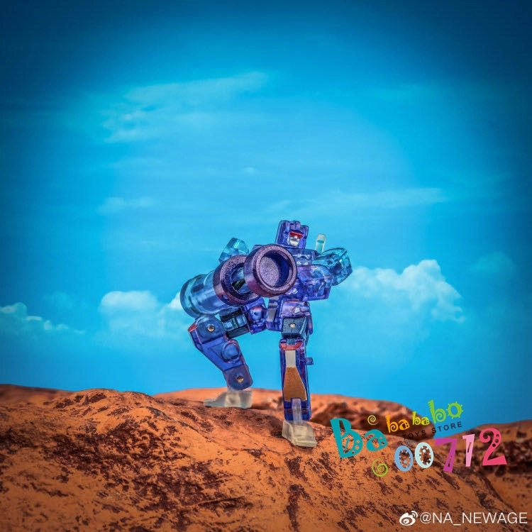 Newage H21T Soundwave Transparent Version w/ 3 Cassettes Action Figure