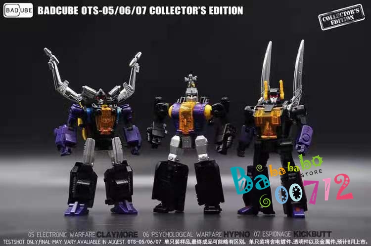 BadCube Evil Bug Corps OTS-05 Claymore Shrapnel OTS-06 Hypno Bombshell ...