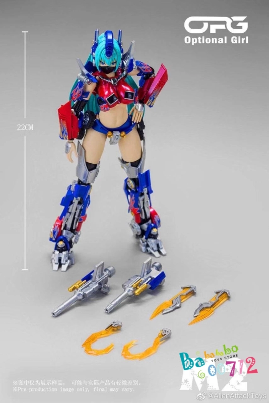 AlienAttack Toys OPG-01 Optional Girl M2 Version Action Figure In stock