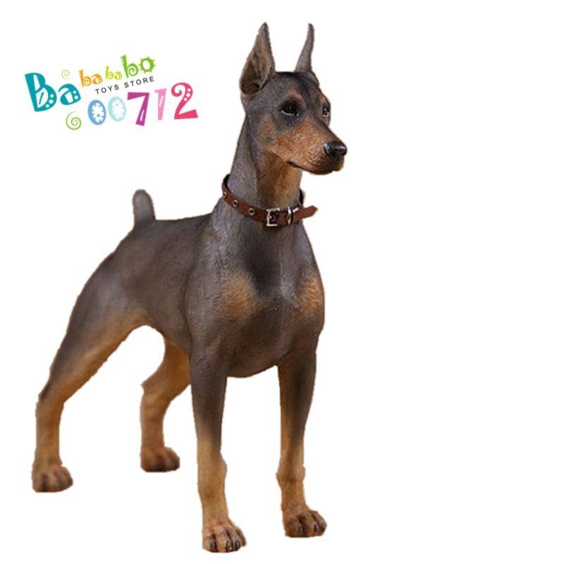 Mr.Z 1:6 Scale Animal Resin Simulation Toy Doberman 3 Color Model Dog ...