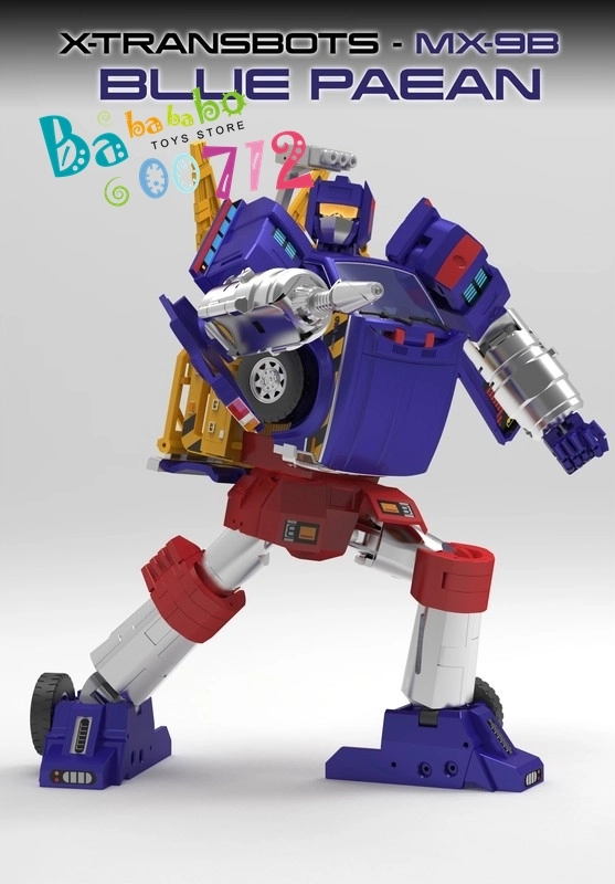 In coming X-Transbots MX-9B MX-9B BLUE PAEAN Diaclone color Transform ...