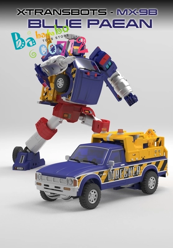 In coming X-Transbots MX-9B MX-9B BLUE PAEAN Diaclone color Transform ...