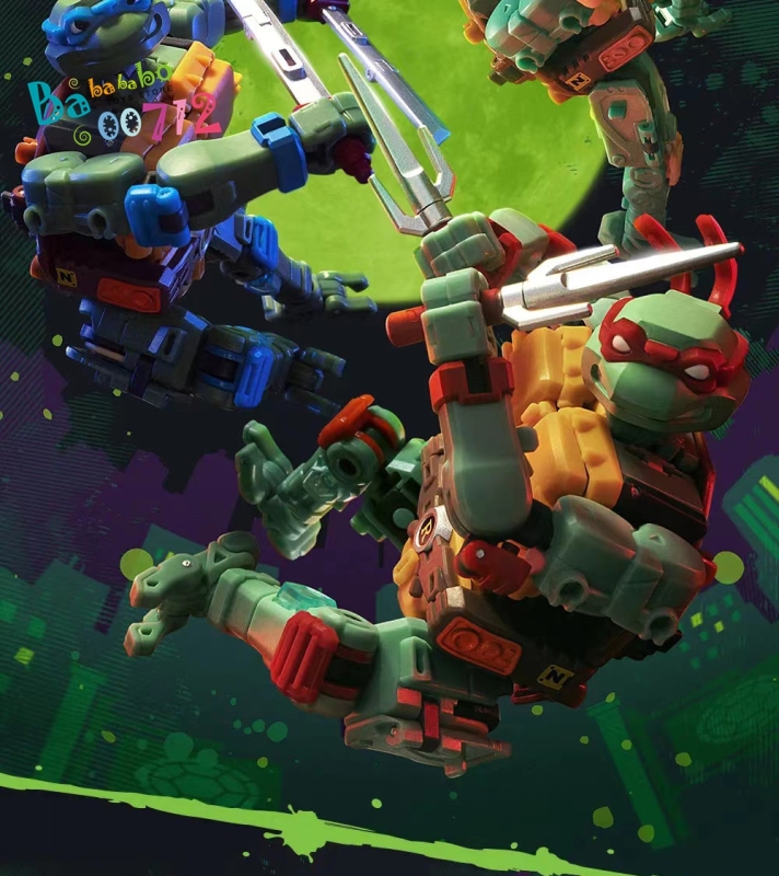 52Toys MegaBox MB18 MB19 MB20 MB21 Teenage Mutant Ninja Turtles set4 ...