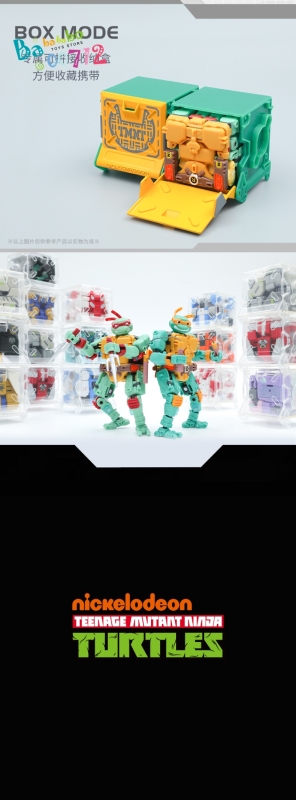 52Toys MegaBox MB18 MB19 MB20 MB21 Teenage Mutant Ninja Turtles set4 ...