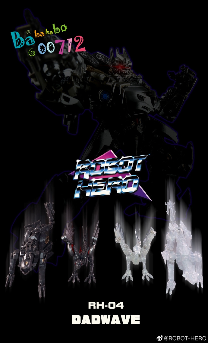 Robot Hero RH-04 Dadwave Soundwave w/ Laserbeak & Ravage