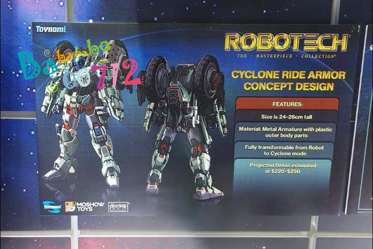 Pre-Order MoShow VR-052F Robotech CYCLONE RIDE ARMOR CONCEPT DESIGN ...