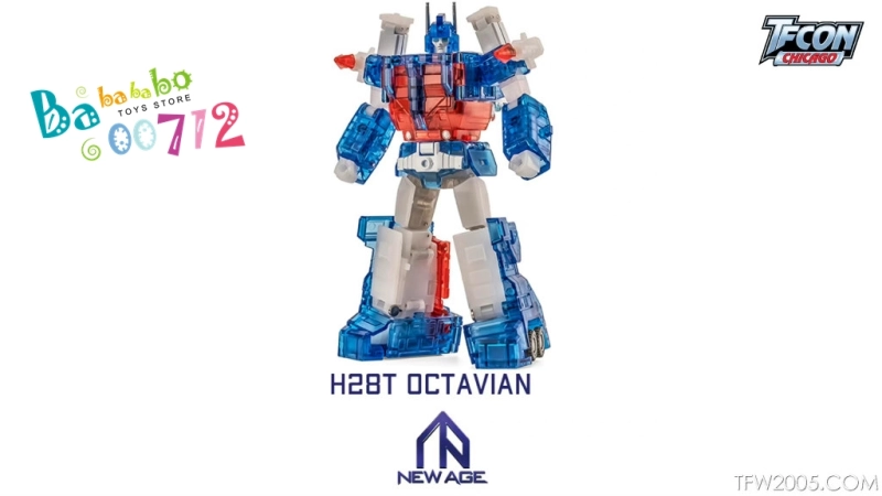 Newage H28T Octavian Ultra Magnus Transparent Version mini action figure