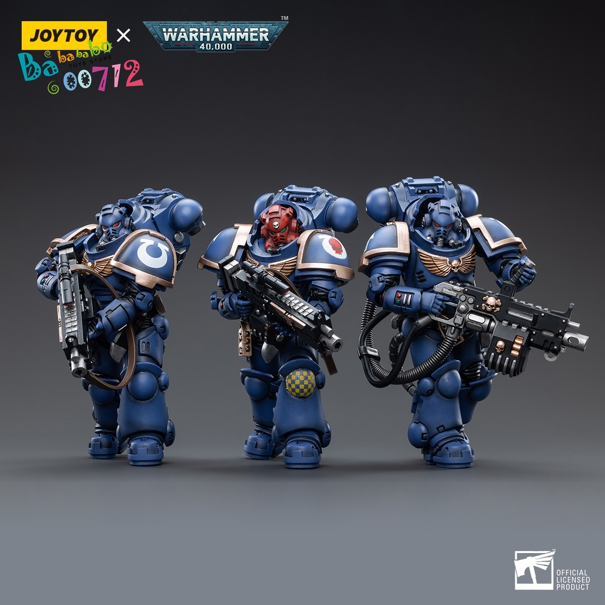 JoyToy WARHAMMER 40K 1:18 Ultramarines Heavy Intercessor Sergeant set