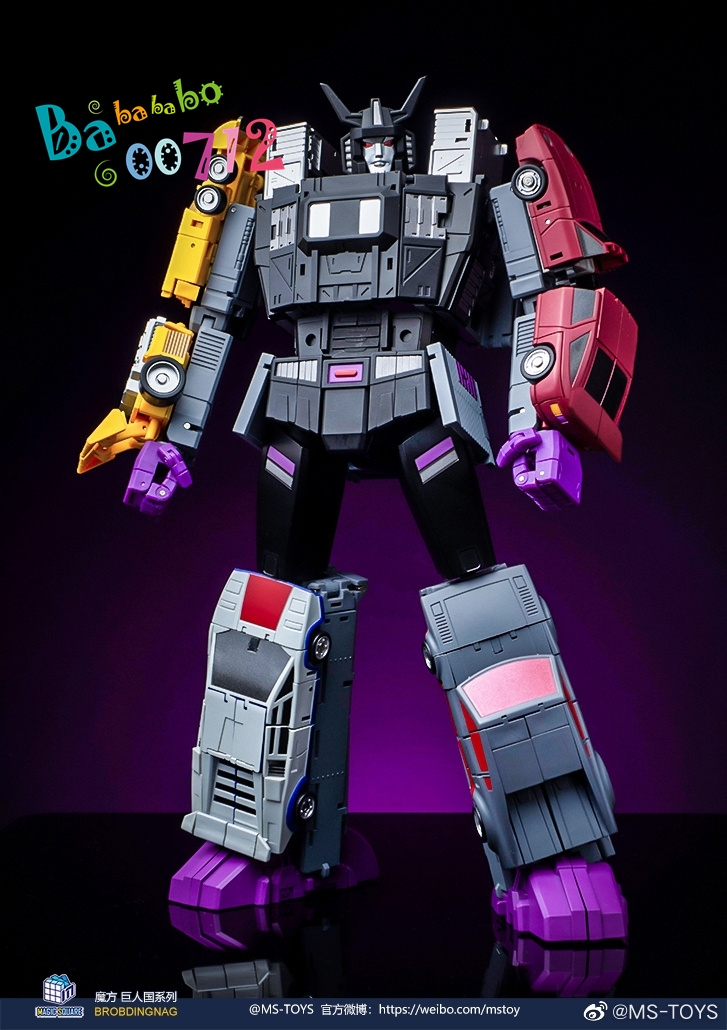 Magic Square MS-B34 Highway Overlord mini Menasor set Fine coated version