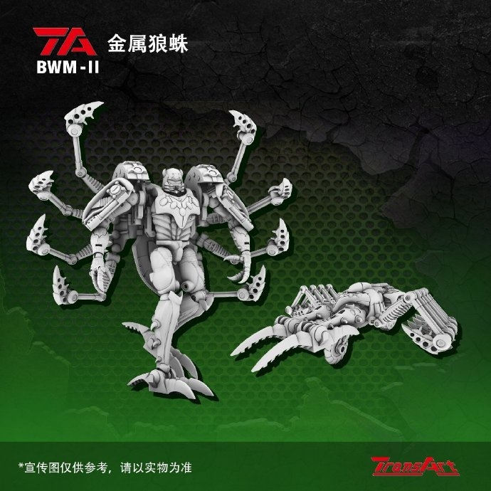 Pre-order TransArt BWM-11 Tarantulas BW Action figure