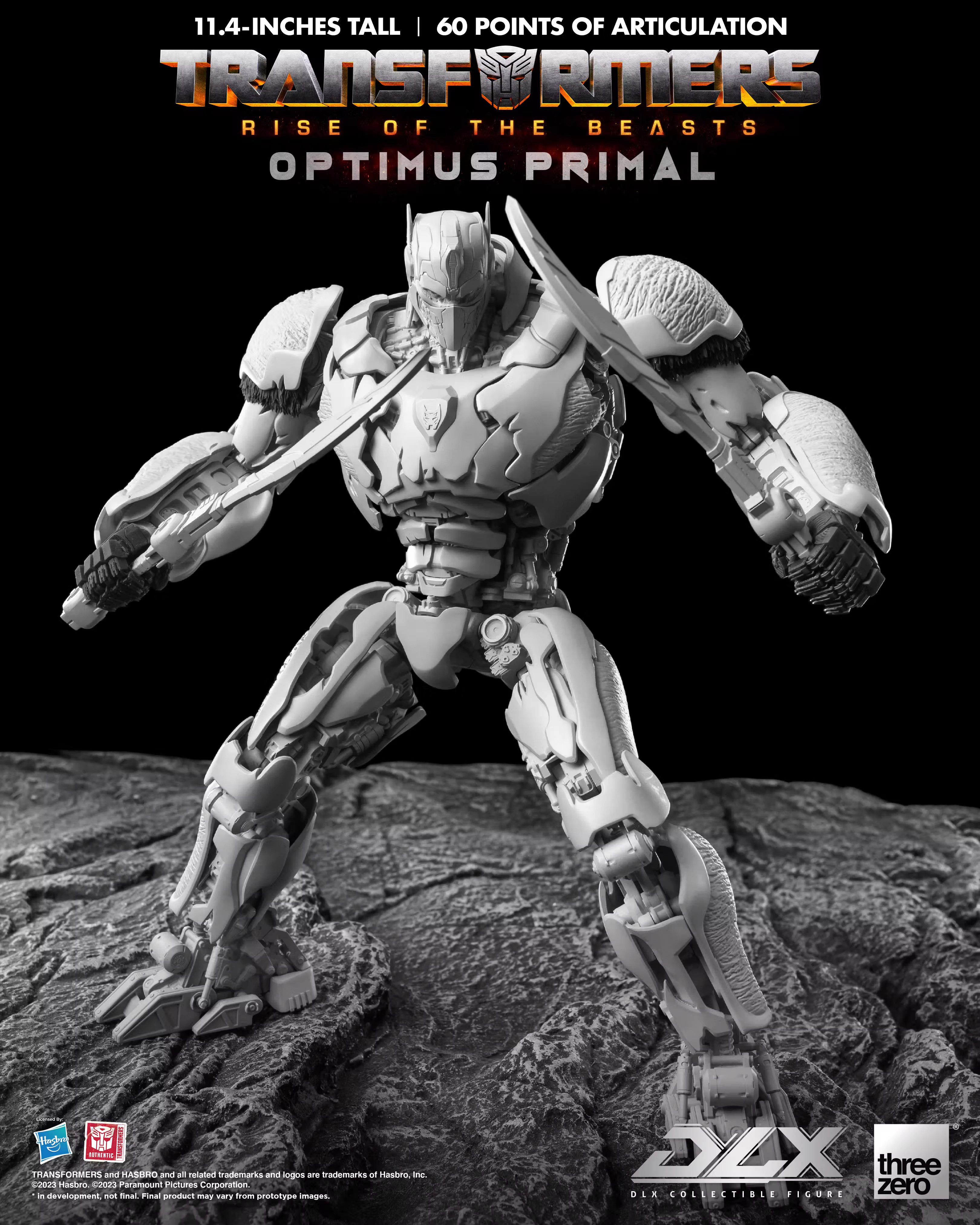 Pre-order Threezero 3A DLX RISE OF THE BEASTS OPTIMUS PRIMAL Action figure
