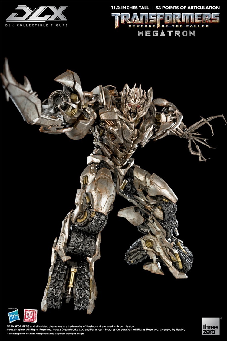 Pre-order Threezero 3A DLX REVENGE OF THE FALLEN MEGATRON 11.2 in ...
