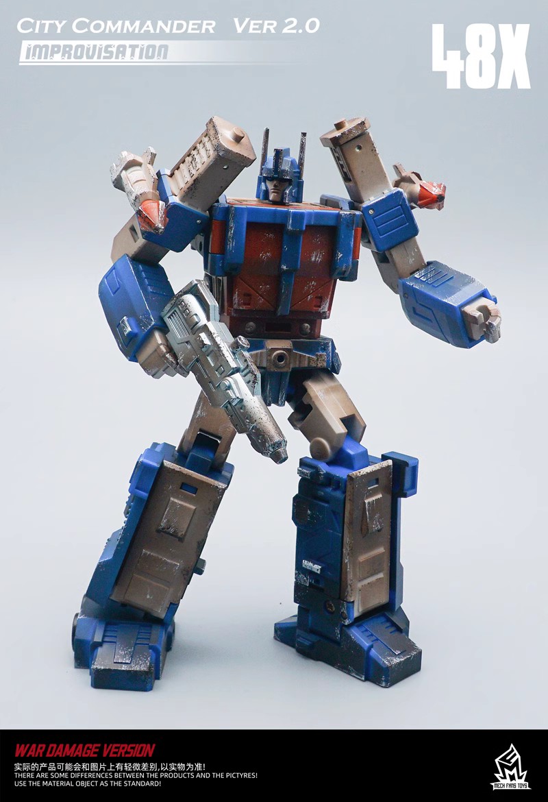 Pre-order MFT MF-48X WAR DAMAGE City Commander Ver 2.0 mini Ultra Magnus