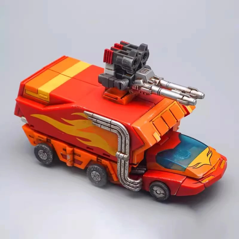 Mech Fans Toy MFT MS-19C Flame Commander mini Hot Rod WAR DAMAGE ...