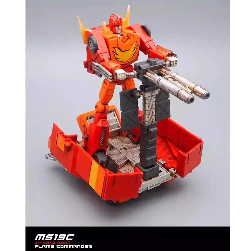 Mech Fans Toy MFT MS-19C Flame Commander mini Hot Rod WAR DAMAGE ...