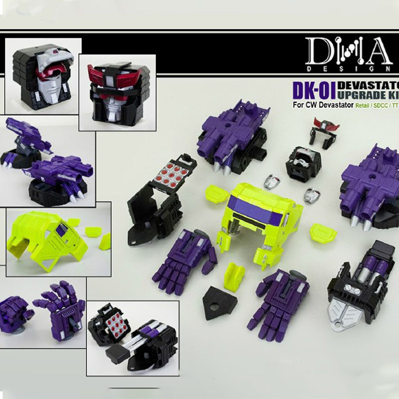 DNA DK-01 Upgrade Kits for CW Devastator Retail/SDCC/TT Version