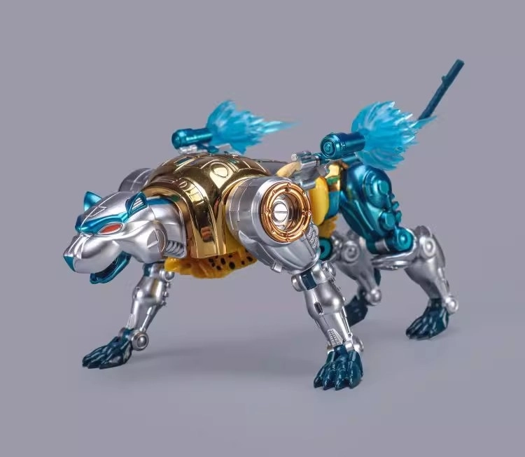 TransArt BWM-03 Metal Leopard Commander Transmetal Cheetor Fine spray ...