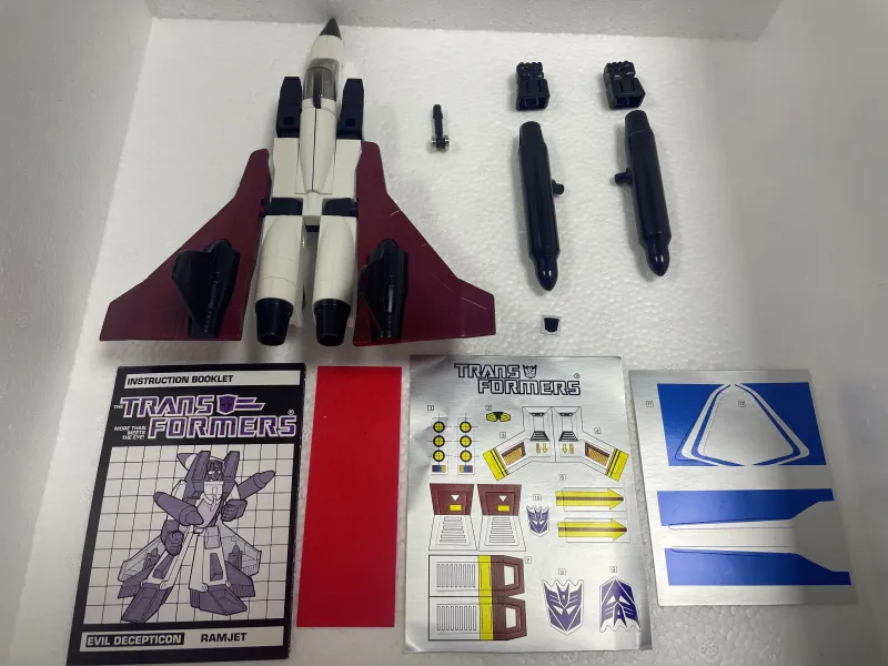 Transformer Toy G1 Reissue Decepticon Ramjet Ko New With Box