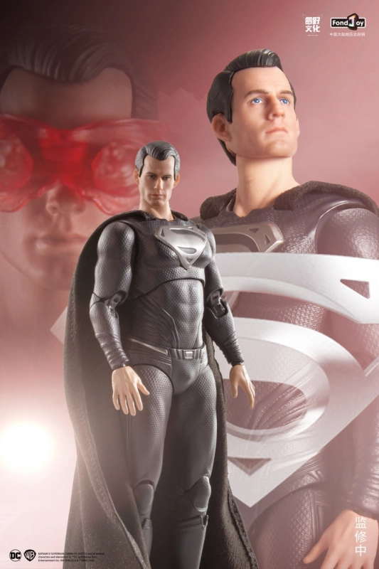 Fondjoy DC Justice League Black Superman 1/9 THE COLLECTIBLE FIGURE