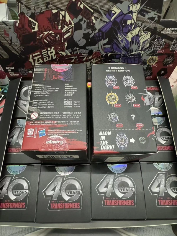 New Hasbro Transformers 40 Years Commemorative quartz watch Blind box ...