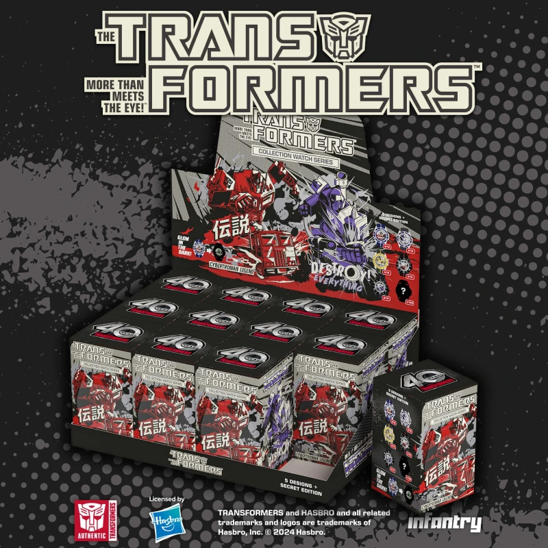 New Hasbro Transformers 40 Years Commemorative quartz watch Blind box ...
