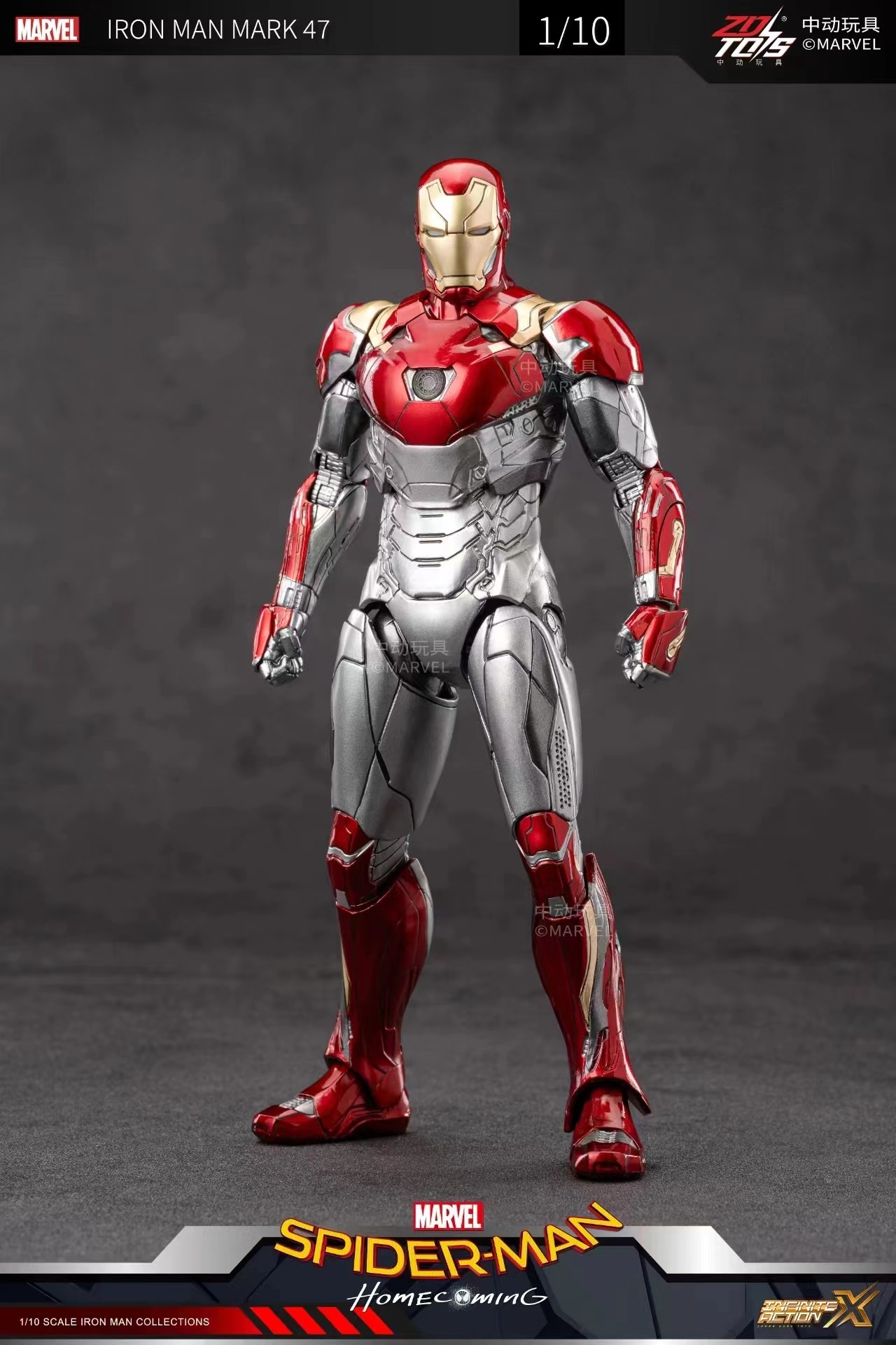Pre-order ZD TOY 1/10 Iron man MK47 Mark47 Marvel Action figure toy