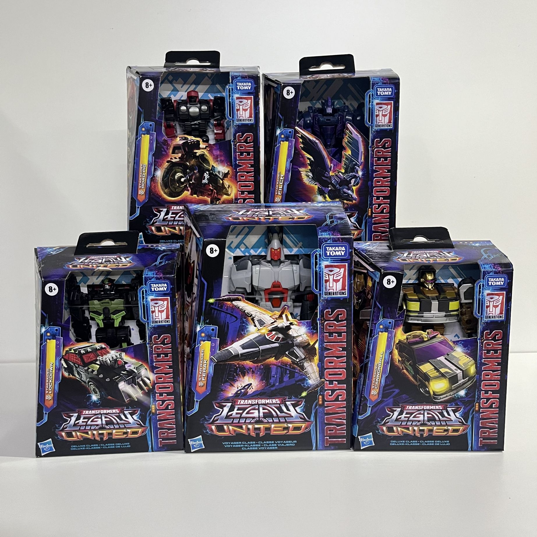 Hasbro LEGACY UNITED Transformers Cannonball Filch Batwing Road Pig ...