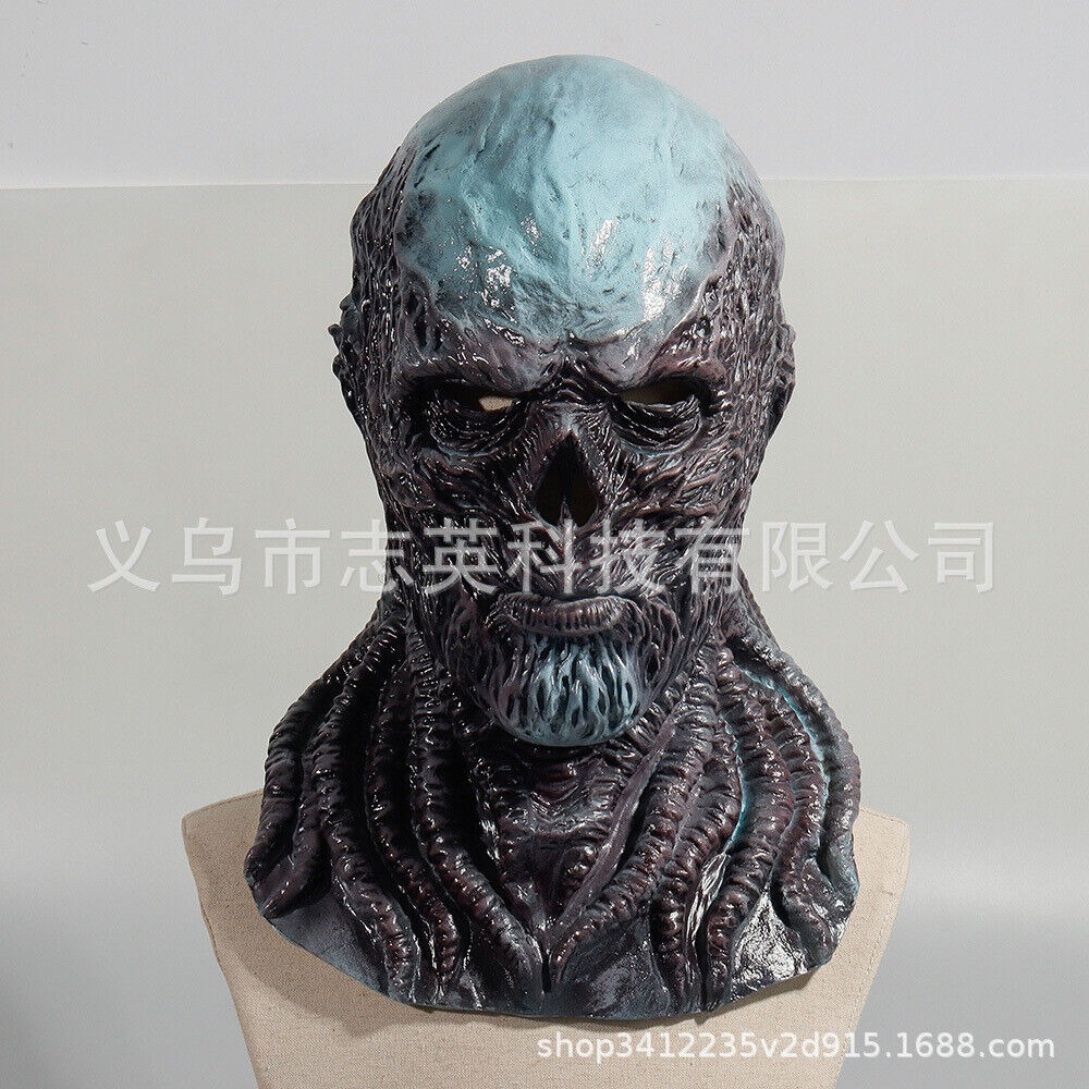 Stranger Things 4 Vecna Latex Mask Hood Halloween Mask,4th party ...