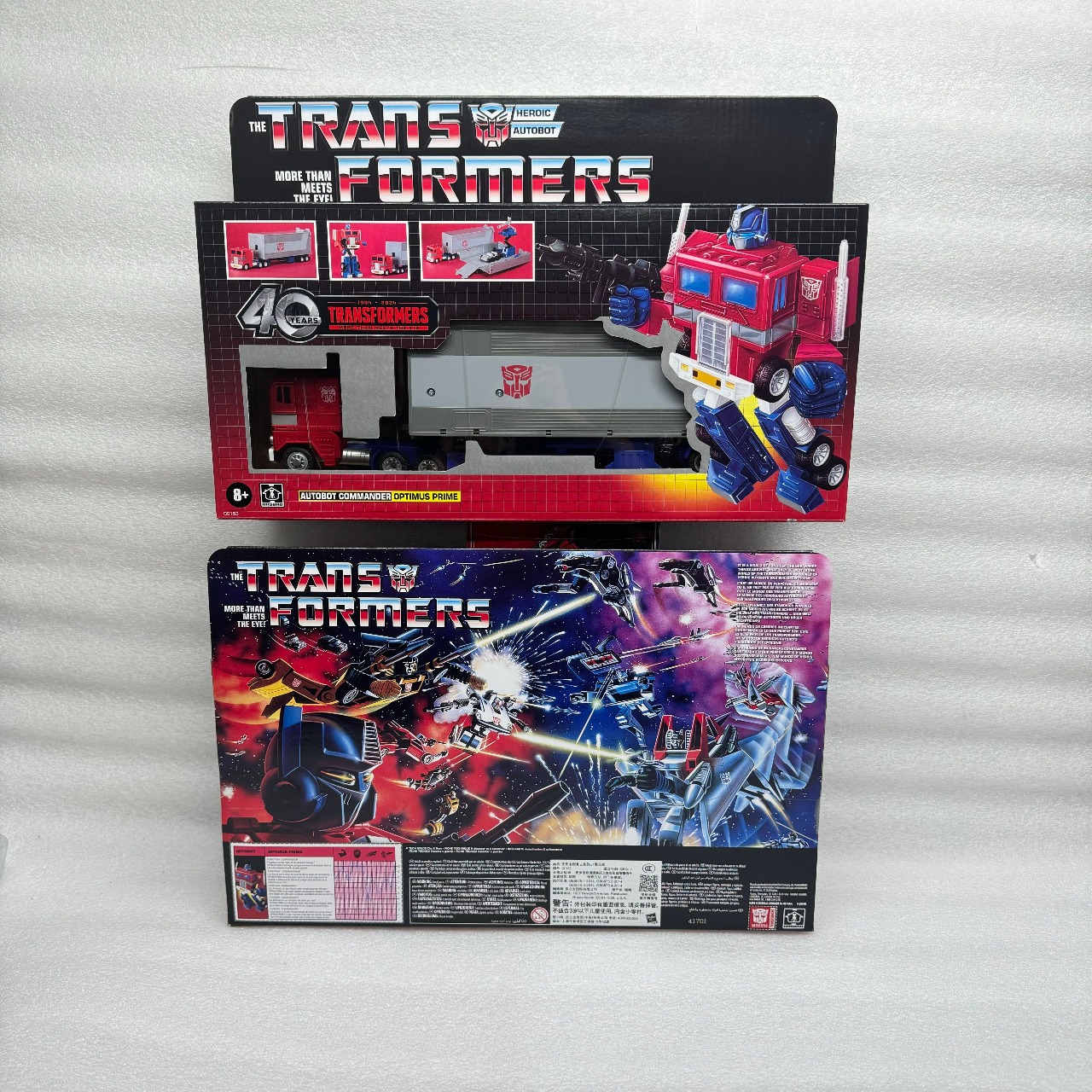Hasbro Transformers G1 Reissue 40th Optimus Prime Animated color with ...