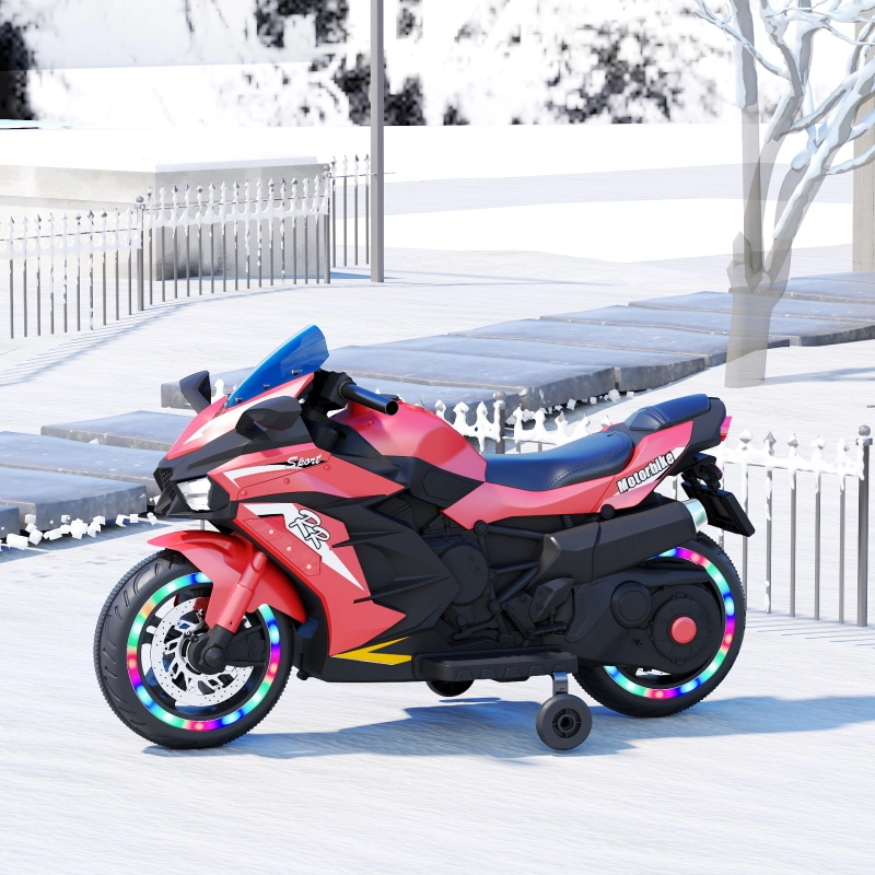 12V electric children riding motorcycle RE light wheels Bluetooth music ...