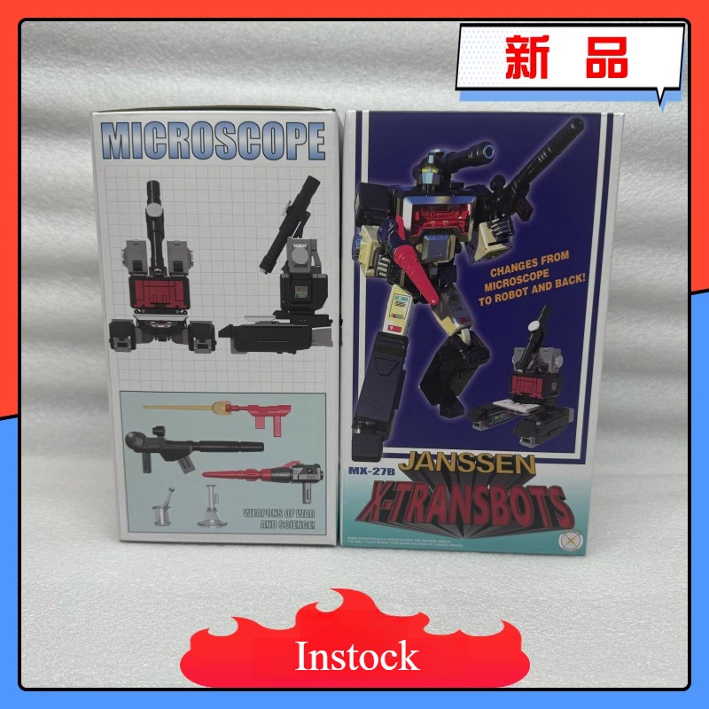 X-Transbots MX-27B JANSSEN MICROSCOPE G1 Perceptor Black Ver