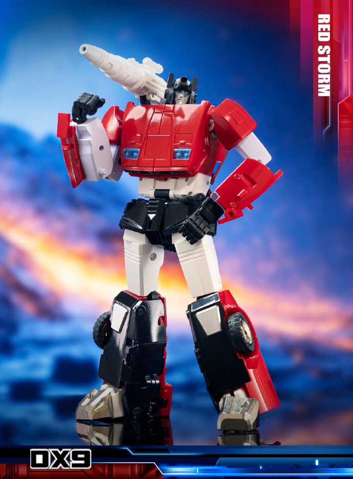 New DX9 D21 RED STORM G1 Sideswipe Mp Scale Transformable Action figure Toy