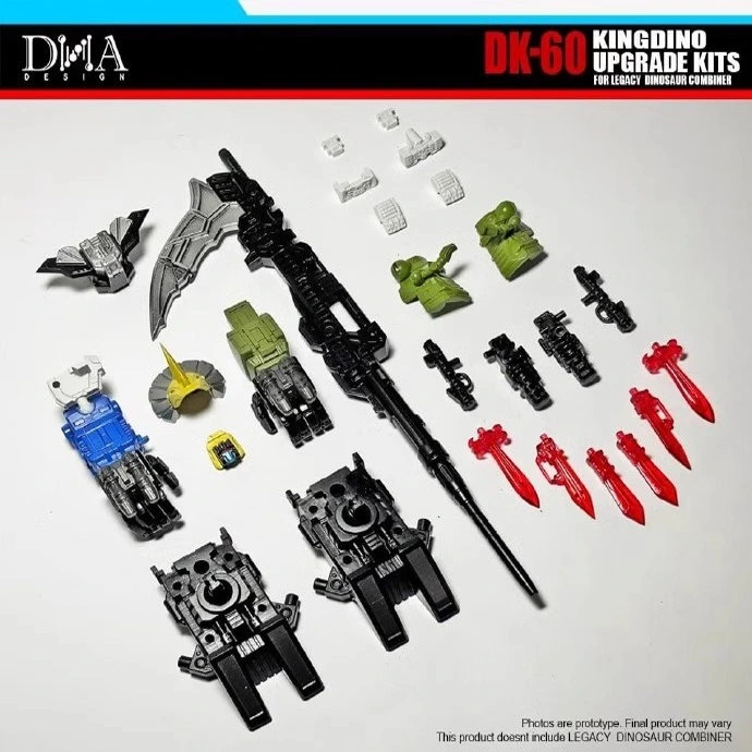 New DNA DK-60 KINGDINO UPGRADE KITS FOR LEGACY DINOSAUR COMBINER