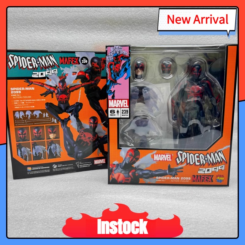 New MAFEX 1/12 comic Spider-Man 2099 6-in Action figure Toy instock