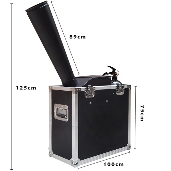 mini stage effect machine co2 jet blaster confetti machine