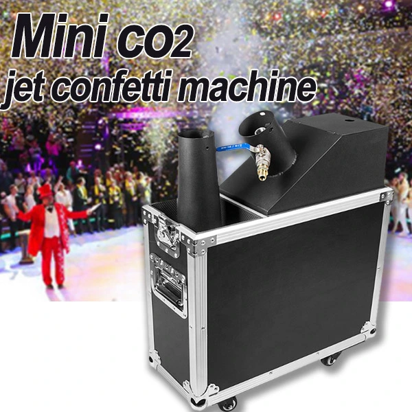 mini stage effect machine co2 jet blaster confetti machine