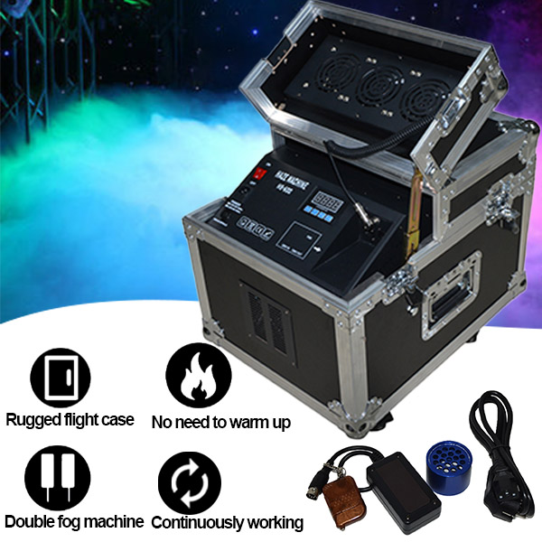 Single 600w Haze Machine DMX/Remote Wireless Control Pyro Vertical Fog ...