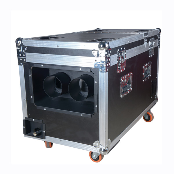 double head Wireless Remote Fog Machine 3000w Water based low lying Fog ...