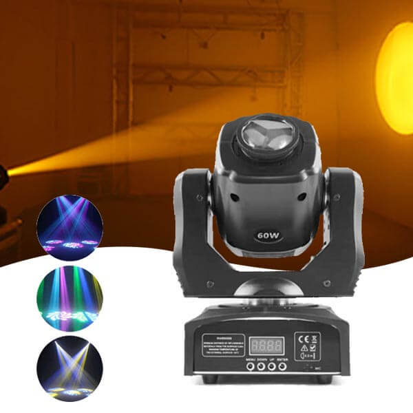 Grace 60w Mini LED Moving Head Projector Gobo Spot Moving Head
