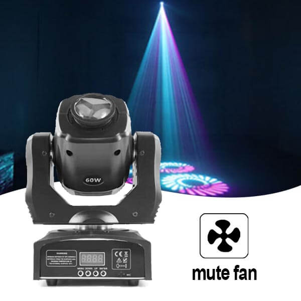 Grace 60w Mini LED Moving Head Projector Gobo Spot Moving Head