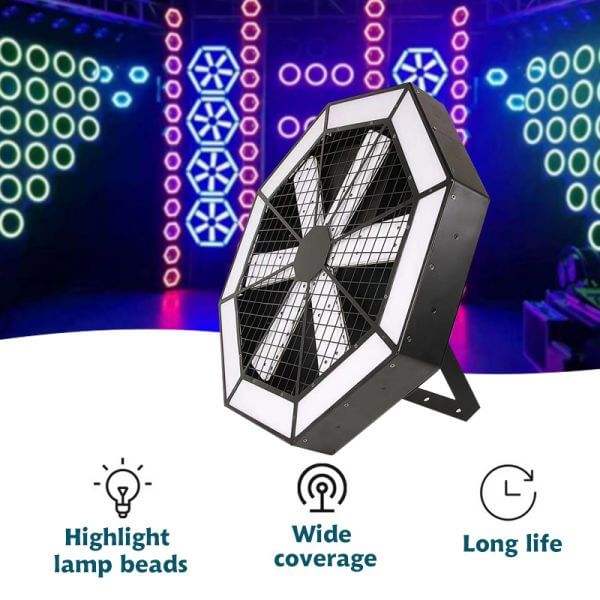 Stage Background Light Rotating Fan LED Stage Light Effect