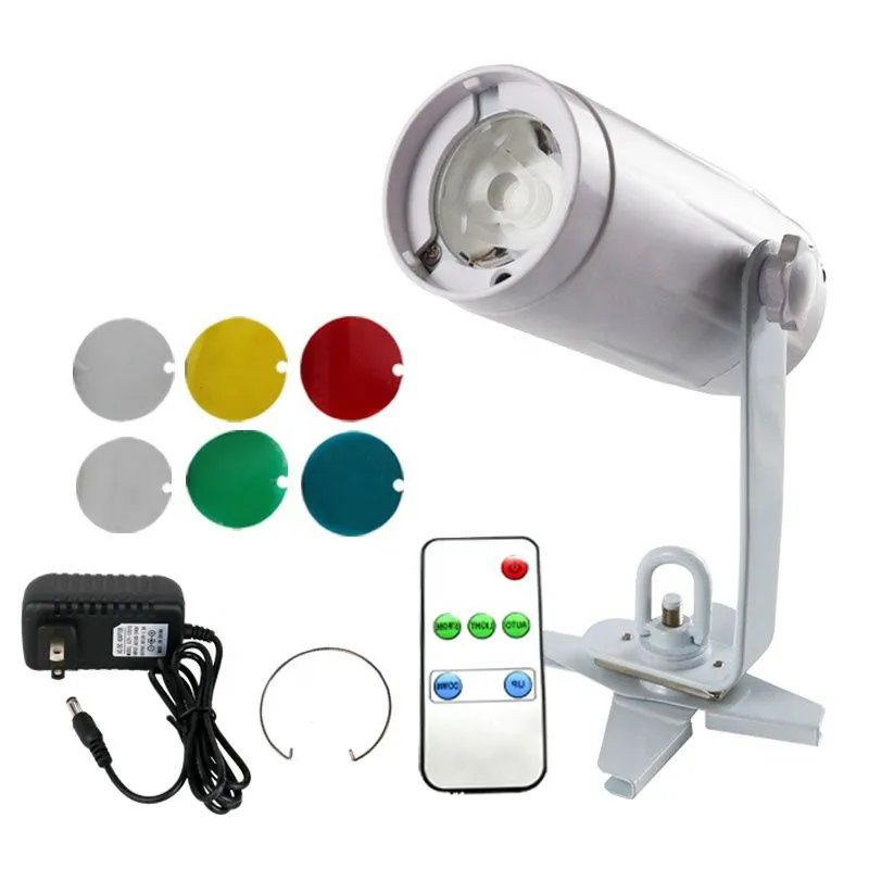 Battery Operated Pinspot Cool White Remote Control Magnetic LED Pin Spot