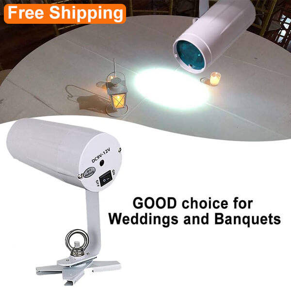 Battery Operated Pinspot Cool White Remote Control Magnetic LED Pin Spot