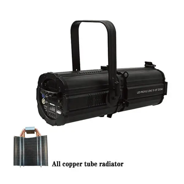 High-quality 200W COB Zoom Theater Stage Light White Ellipsoidal LED ...